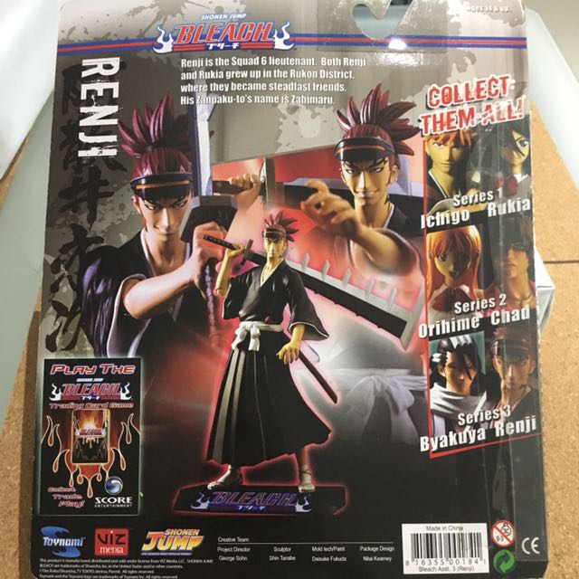 Toynami BLEACH Renji figure, Hobbies & Toys, Toys & Games on Carousell