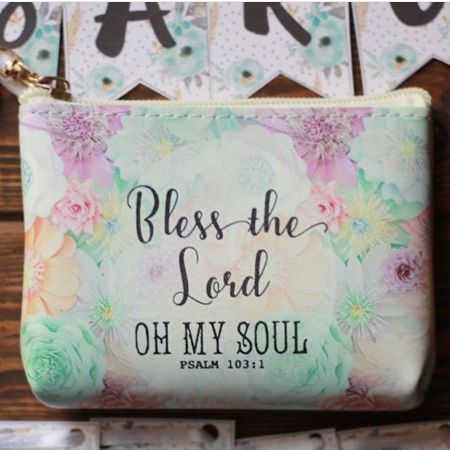 Bible verse coin purse, Women's Fashion, Bags & Wallets, Purses ...