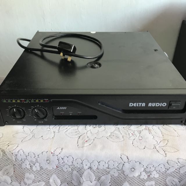 Delta Audio - A3000 Power Amplifer, Audio, Other Audio Equipment on Carousell