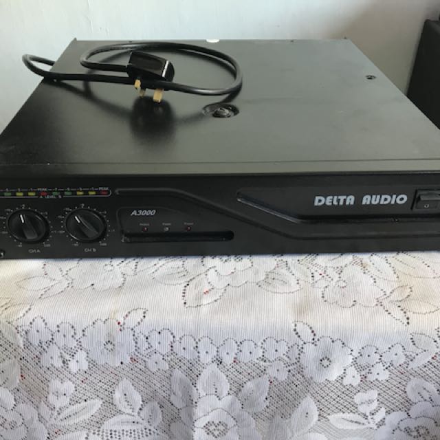 Delta Audio - A3000 Power Amplifer, Audio, Other Audio Equipment on Carousell