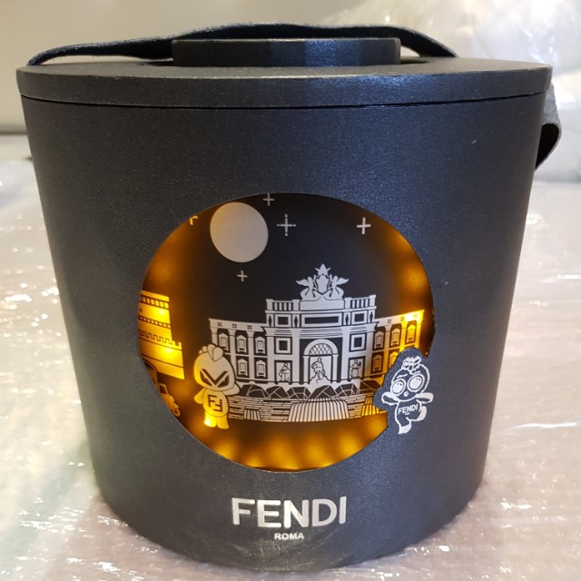 FENDI rotating light up box, Furniture & Home Living, Home Decor, Other ...