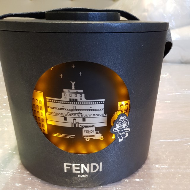 FENDI rotating light up box, Furniture & Home Living, Home Decor, Other ...