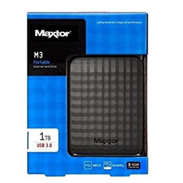 Maxtor 1TB External Hard Drive, Computers & Tech, Parts & Accessories ...