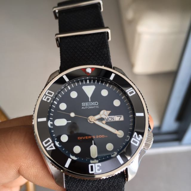Seiko SKX007 Rolex/Tudor mod, Luxury, Watches on Carousell