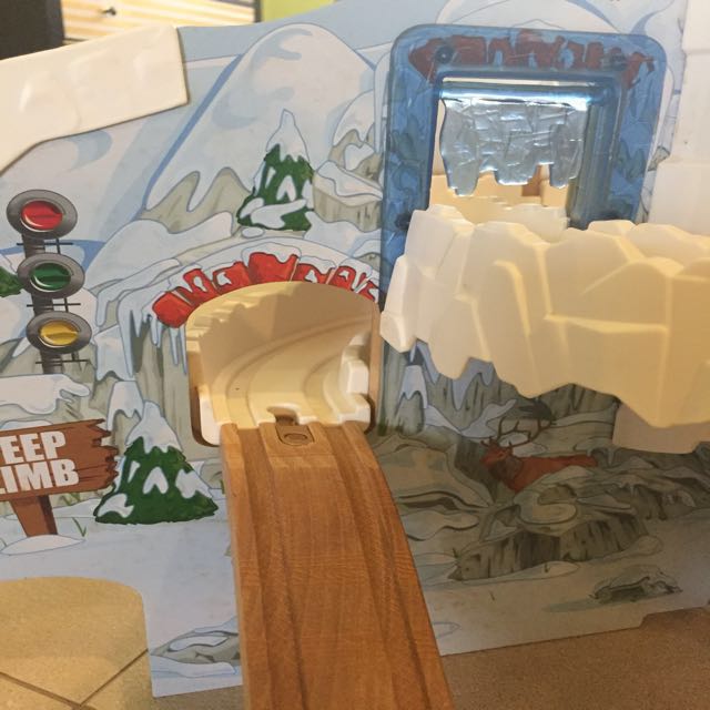Thomas and Friends wooden Rumble & Race Mountain set, Hobbies & Toys ...