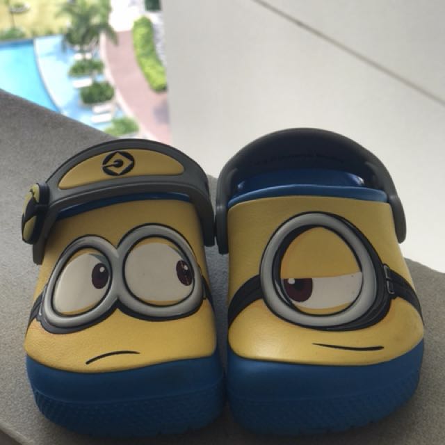 Crocs Minion (Limited Edition), Babies & Kids, Babies & Kids Fashion on ...