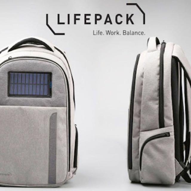 Lifepack solar anti theft backpack, Men's Fashion, Bags, Backpacks on ...