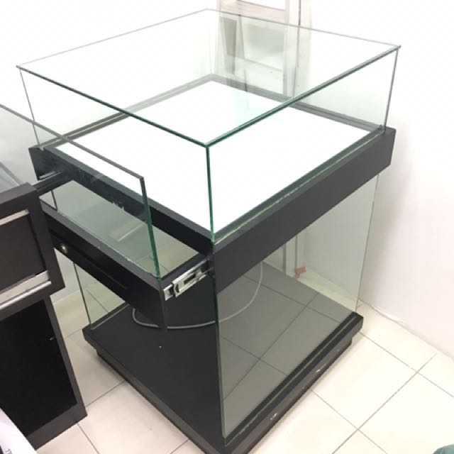 meja kaca display table, Furniture & Home Living, Furniture, Tables ...