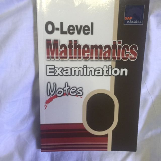 O level mathematics examination notes, Hobbies & Toys, Books ...