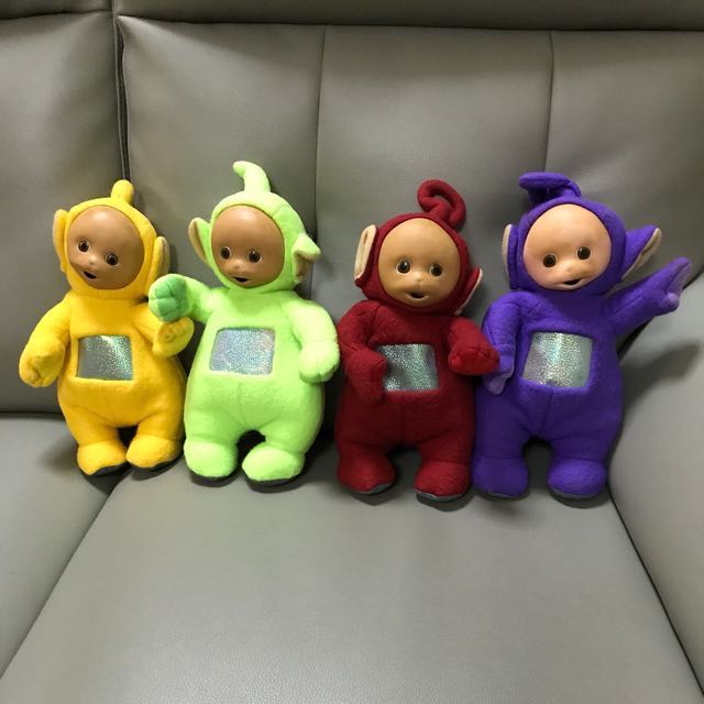 Teletubbies Set + Free 2 Teletubbies Keychains, Hobbies & Toys, Toys ...