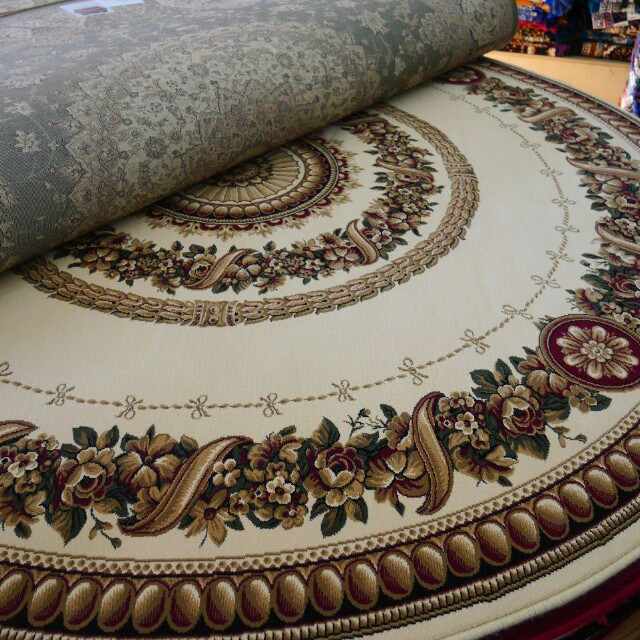Turkey round carpet 6ft x 6ft, Furniture & Home Living, Home Decor ...