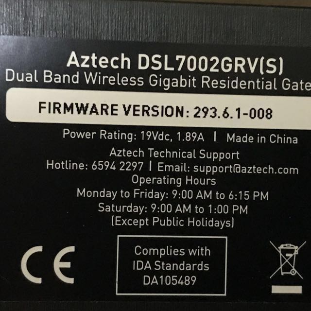 Aztech Router Modem 7002 And Optical Terminal (ONT), Computers & Tech ...