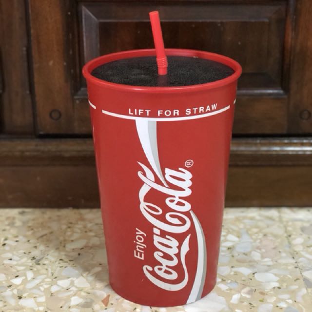 Collectible Coca-cola straw container, Hobbies & Toys, Memorabilia ...