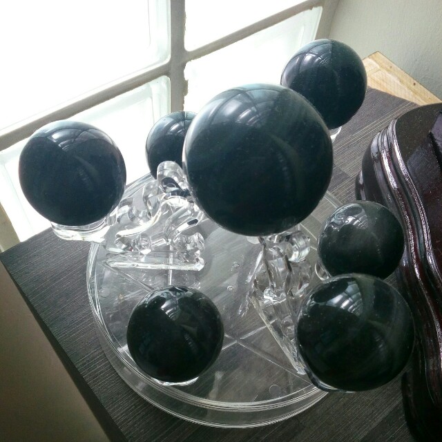 7-star array formation of obsidian, Hobbies & Toys, Religious Items on ...