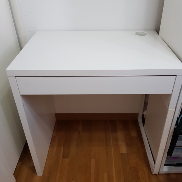 Ikea MICKE white study table - Fast deal, Furniture & Home Living ...