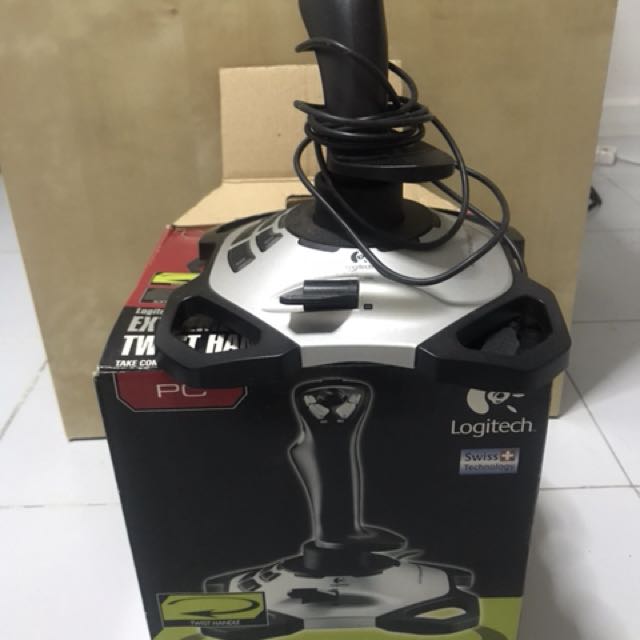 Logitech Extreme 3D Pro Joystick, Video Gaming, Gaming Accessories ...