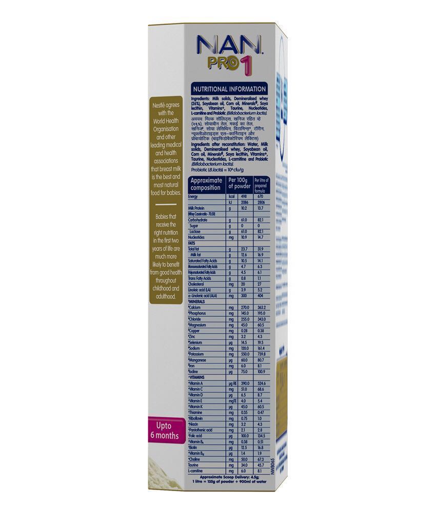 Nestle nan pro stage 1 (400 grams), Babies & Kids, Nursing & Feeding ...