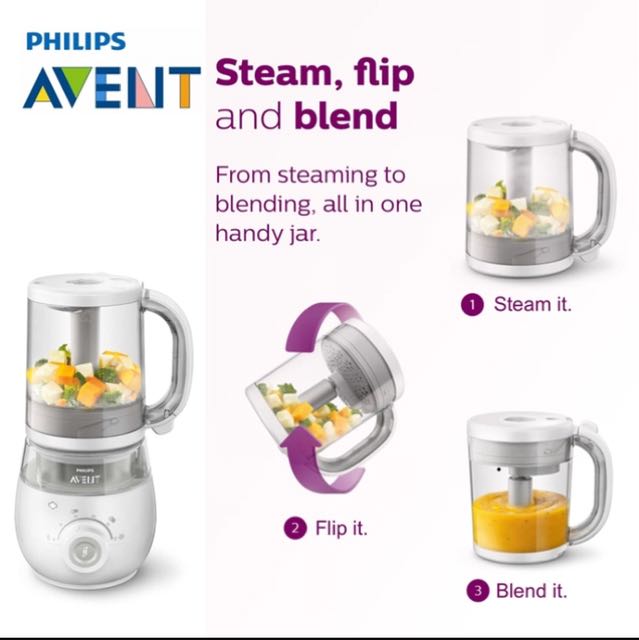 Philips Avent 4-in-1 Healthy Baby Food Maker, Babies & Kids, Nursing ...