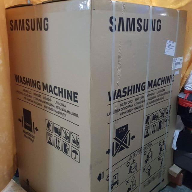 Samsung 14KG Washing Machine WA14J6750SV, TV & Home Appliances, Washing ...