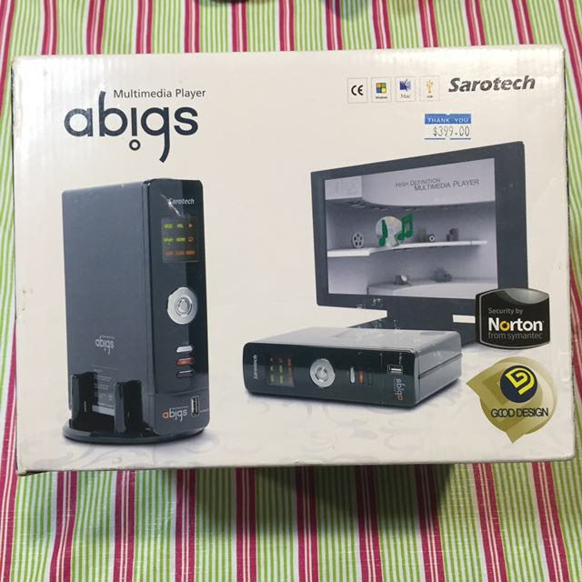 Sarotech abigs DVP-570X Multimedia Player, TV & Home Appliances, TV & Entertainment ...