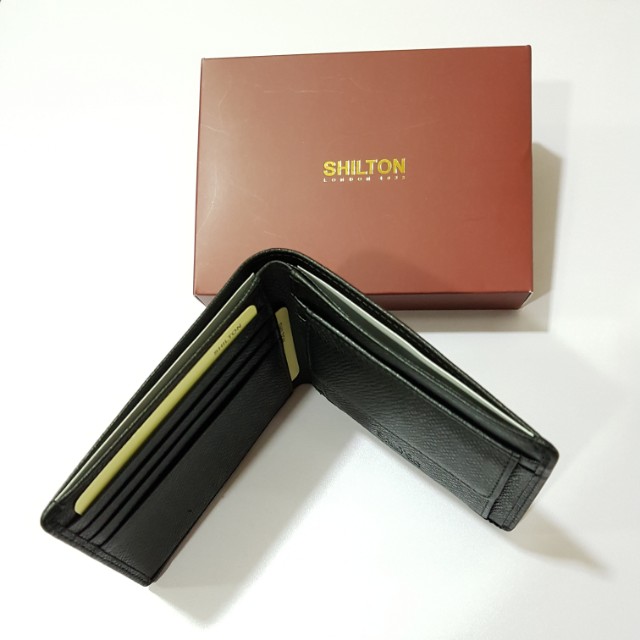 SHILTON Men Wallet (black), Men's Fashion, Watches & Accessories ...