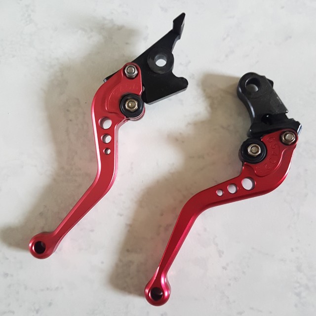 Adjustable clutch and brake lever., Motorcycles, Motorcycle Accessories ...