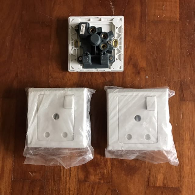 Clipsal/Schneider & MK 15A switch socket outlet, Furniture & Home ...