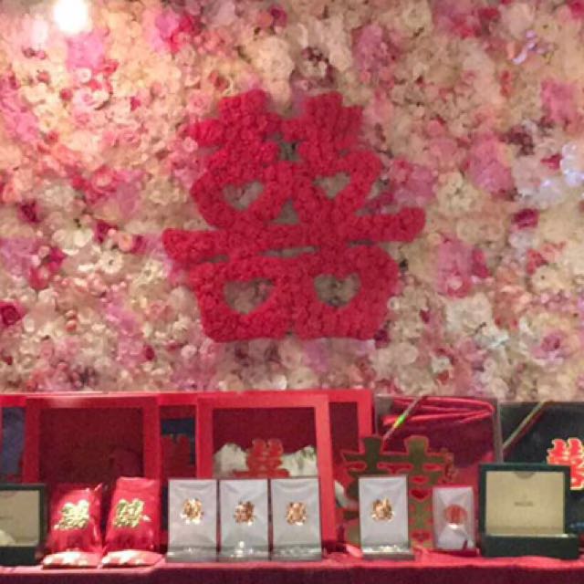 Double Happiness Sangee Wall Decor Backdrop For Sale - Tinghun Chinese ...