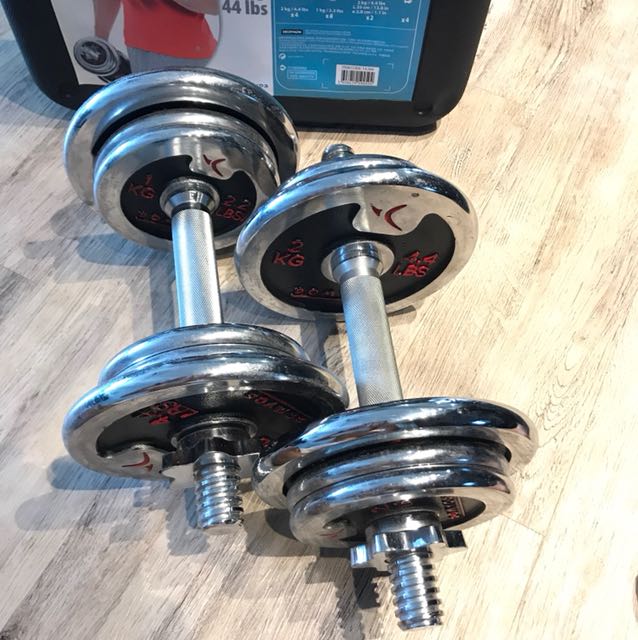 Dumb Bell 20kg, Sports Equipment, Exercise & Fitness, Cardio & Fitness ...