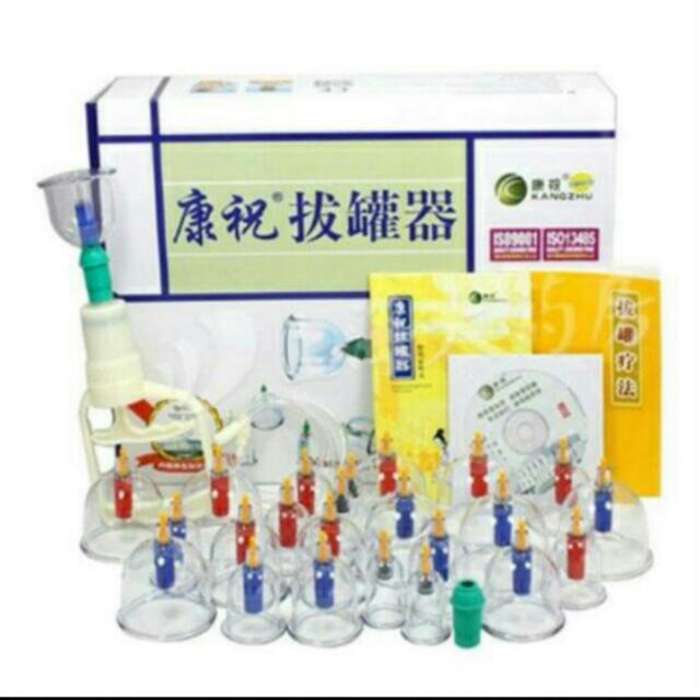 KANGZHU 24 PCS BEKAM / CUPPING SET, Health & Nutrition, Health ...