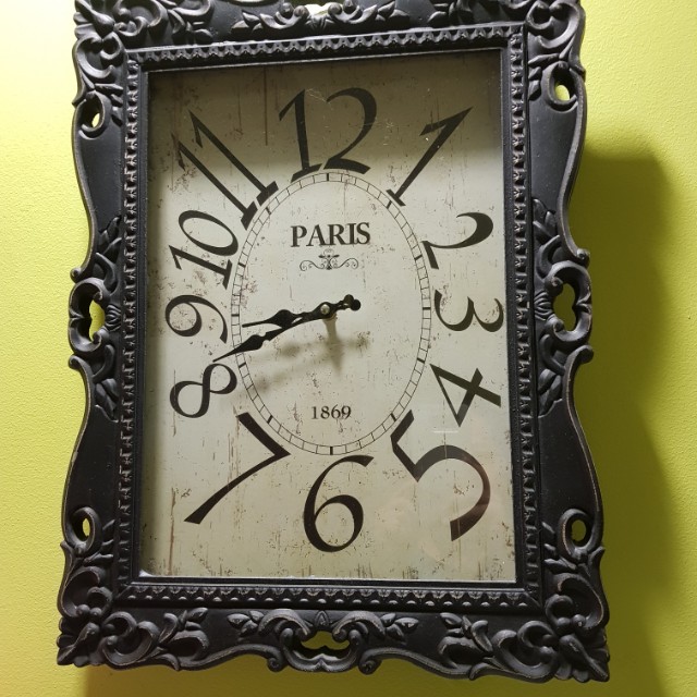 Beautiful victorian clock, Furniture & Home Living, Home Decor, Clocks ...