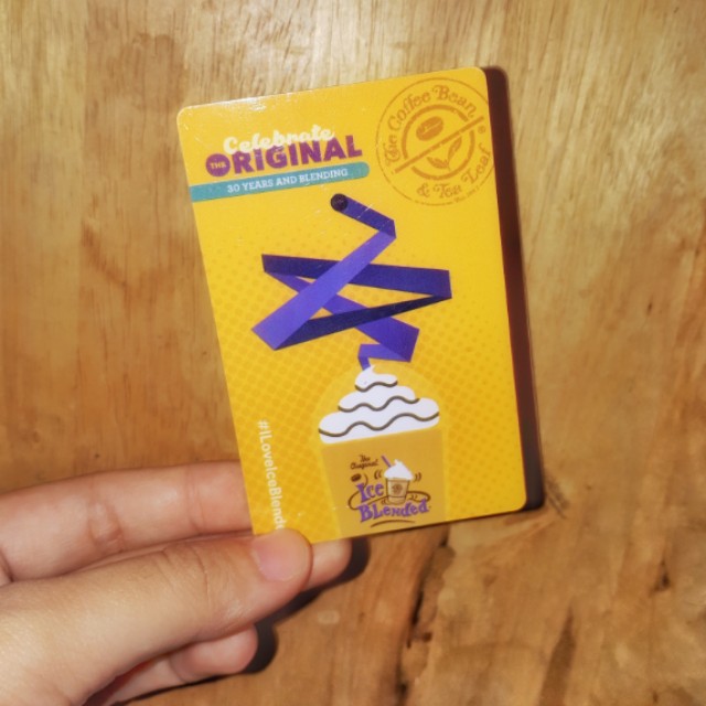 Coffee Bean & Tea Leaf (CBTL) Swirls Card, Food & Drinks, Beverages on ...