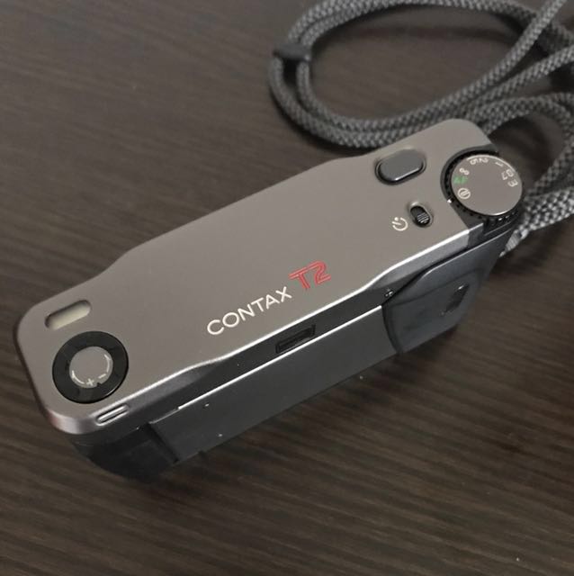 Contax T2 Titanium Black 35mm film camera, Photography, Cameras on Carousell