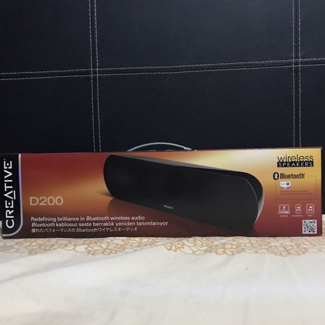 Creative D200 Wireless Bluetooth Speaker (Black), Audio, Soundbars ...