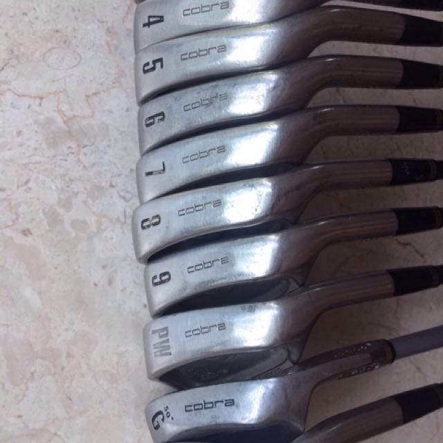 King Cobra Iron Set (11 clubs) - oversize, senior flex graphite shaft ...