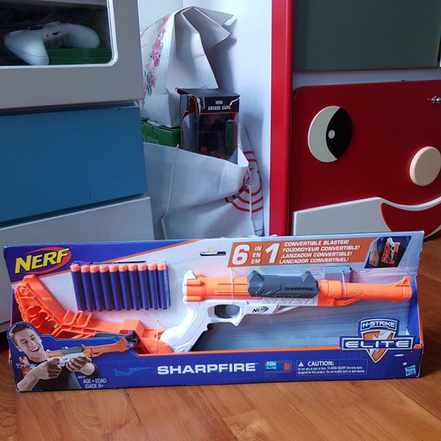 NERF Sharpfire, Hobbies & Toys, Toys & Games on Carousell