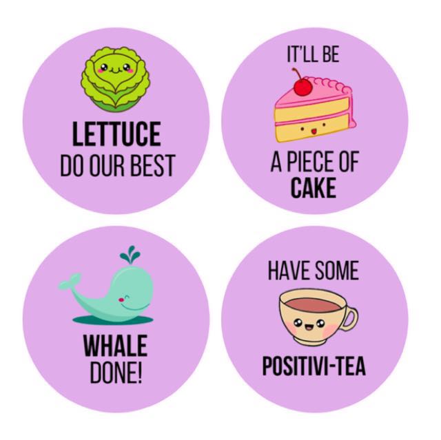 *NEW* Motivational Stickers (D. Pun Collection), Hobbies & Toys ...