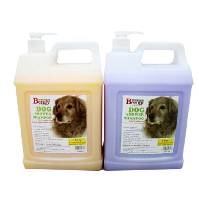 Bengy Dog Shower Shampoo 5L, Pet Supplies, Health & Grooming on Carousell