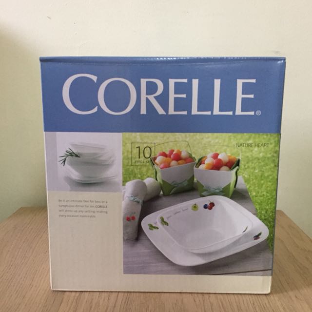 Corelle 10 Pc Set NEW, TV & Home Appliances, Kitchen Appliances, Other Kitchen Appliances on ...