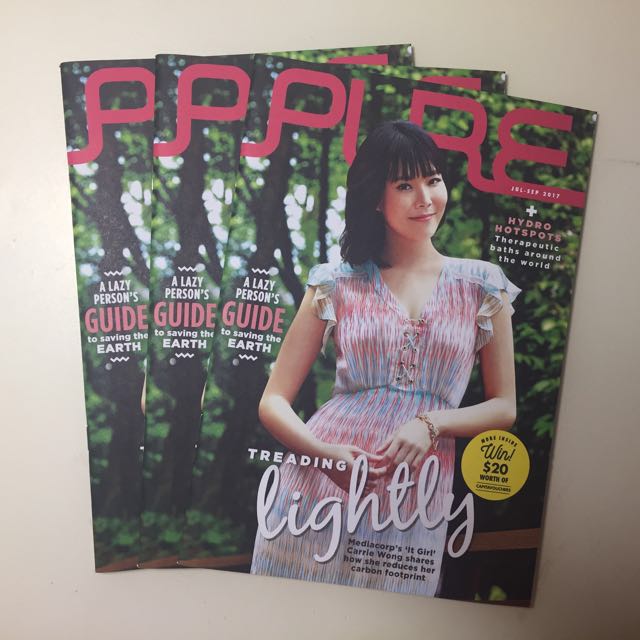 Free Carrie Wong Pure Magazine, Everything Else on Carousell