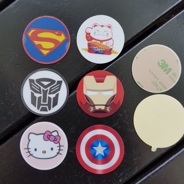 Metal Disc for Magnetic Car Phone Holder Ironman Superman Marvel ...