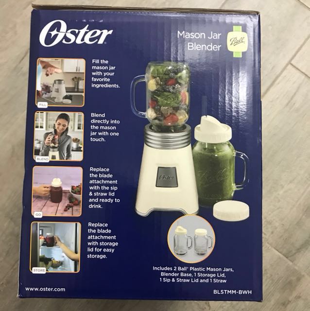 Oster Mason Jar Blender, TV & Home Appliances, Kitchen Appliances, Juicers, Blenders & Grinders ...