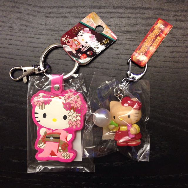 Sanrio Hello Kitty Key ring, 女裝, 手錶及配件, 其他飾物 - Carousell