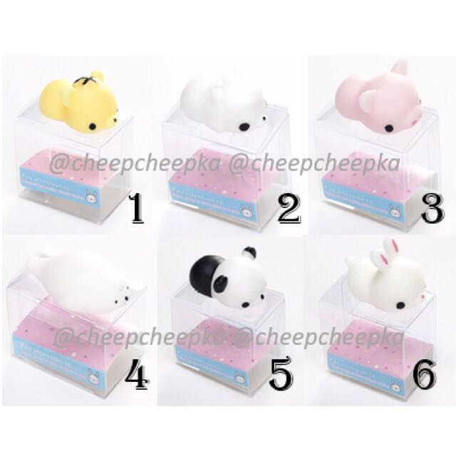 Squishy Mochi Animal Toys, Hobbies & Toys, Toys & Games on Carousell