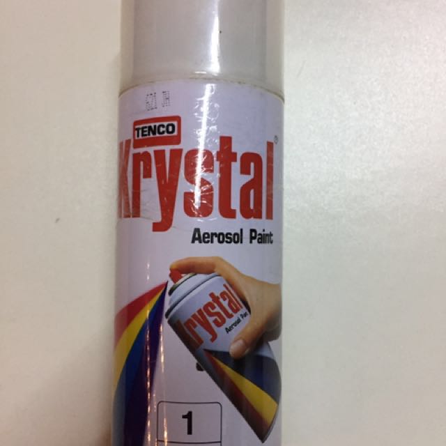 Tenco krystal CLEAR Aerosol spray paint, Hobbies & Toys, Stationery ...