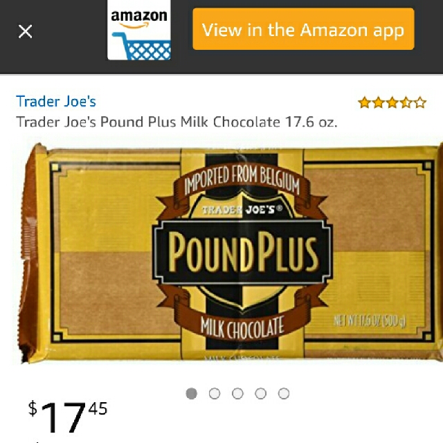 AUTHENTIC TRADER JOE'S BELGIUM MILK CHOCOLATE POUND PLUS, Food & Drinks ...