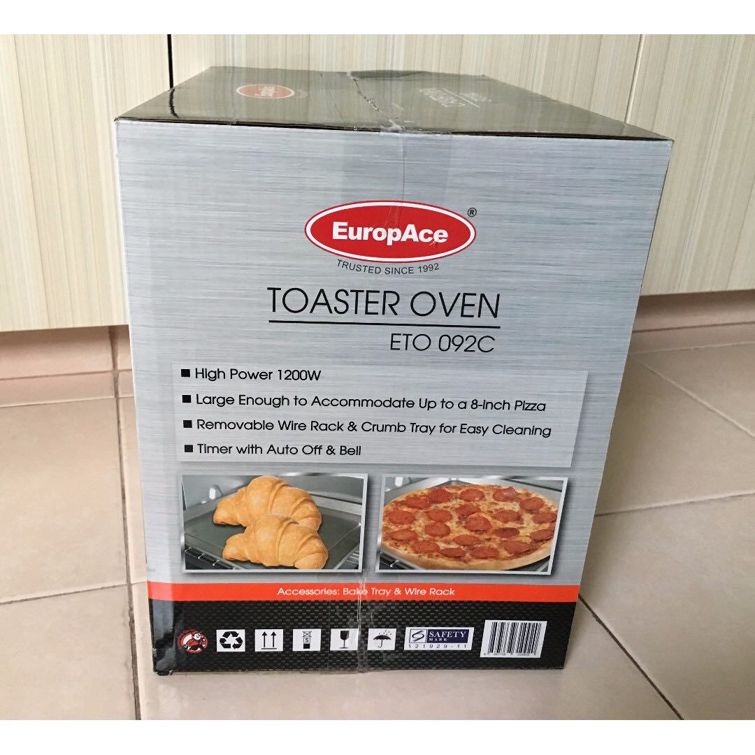 EuropAce TOASTER OVEN, TV & Home Appliances, Kitchen Appliances, Ovens ...