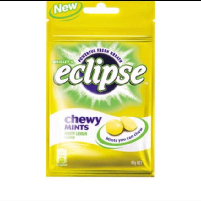 Instock! Eclipse Chewy Mint Minty Lemon Hong Kong Limited, Food ...