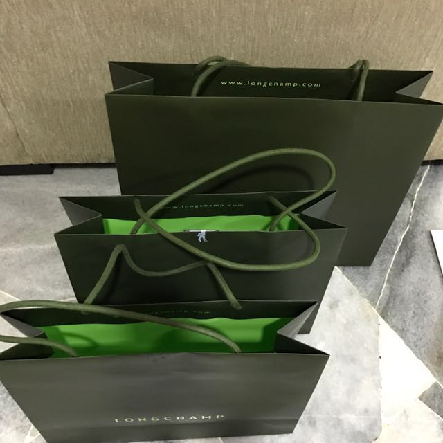 Longchamp Paper Bag, Everything Else, Others on Carousell