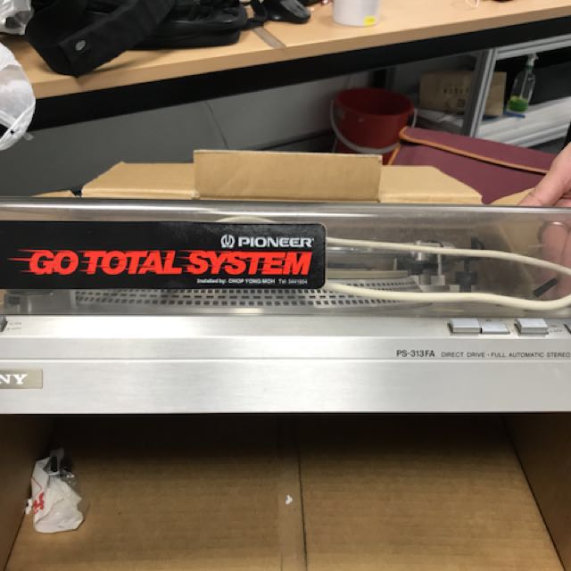 SONY PS-313 FA Turntable, TV & Home Appliances, TV & Entertainment ...